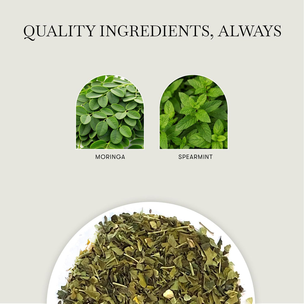 Moringa mint detox tea blend