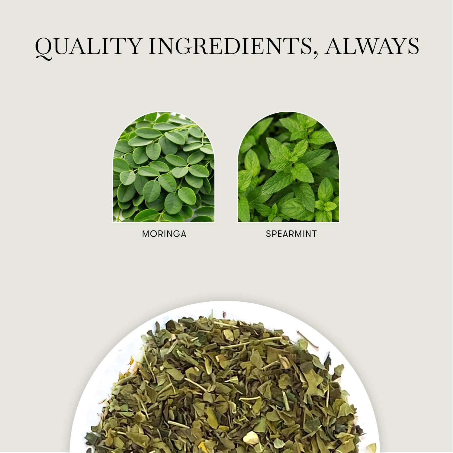 Moringa mint detox tea blend