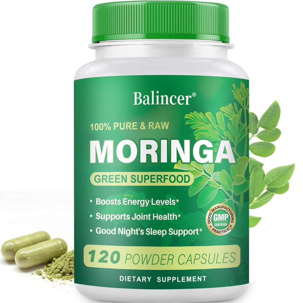 moringa natural green superfood capsules