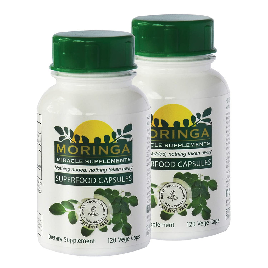 Moringa Oleifera capsules for energy