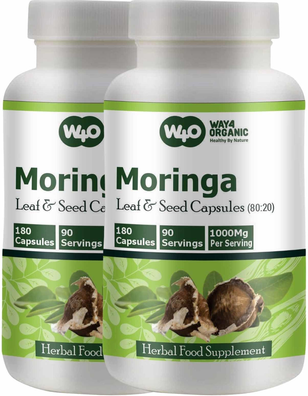 Moringa Oleifera capsules for energy
