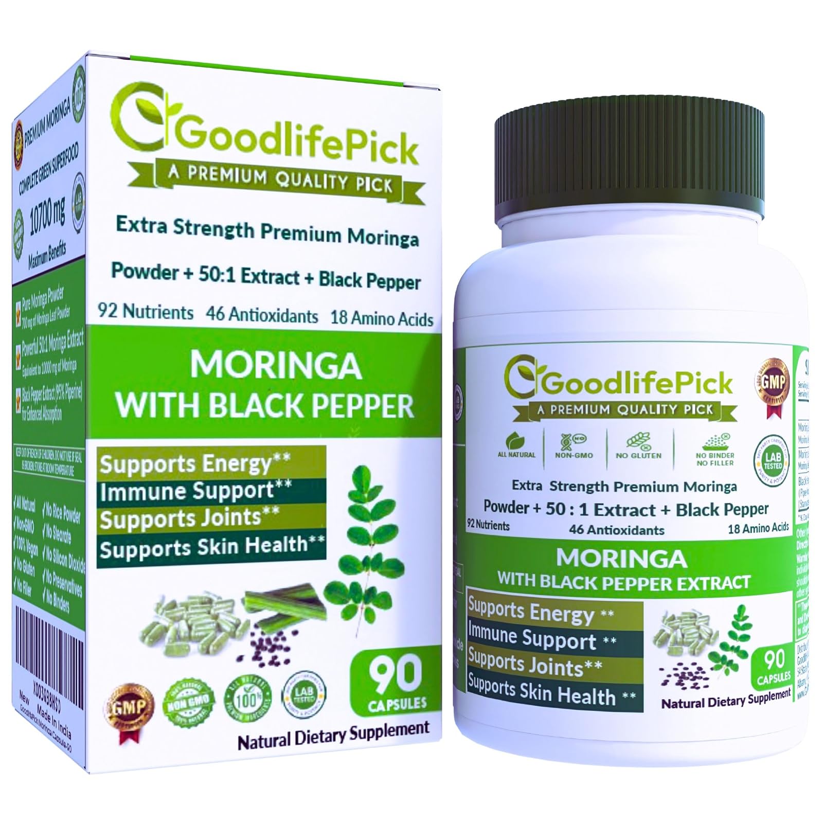 Moringa Oleifera extract capsules
