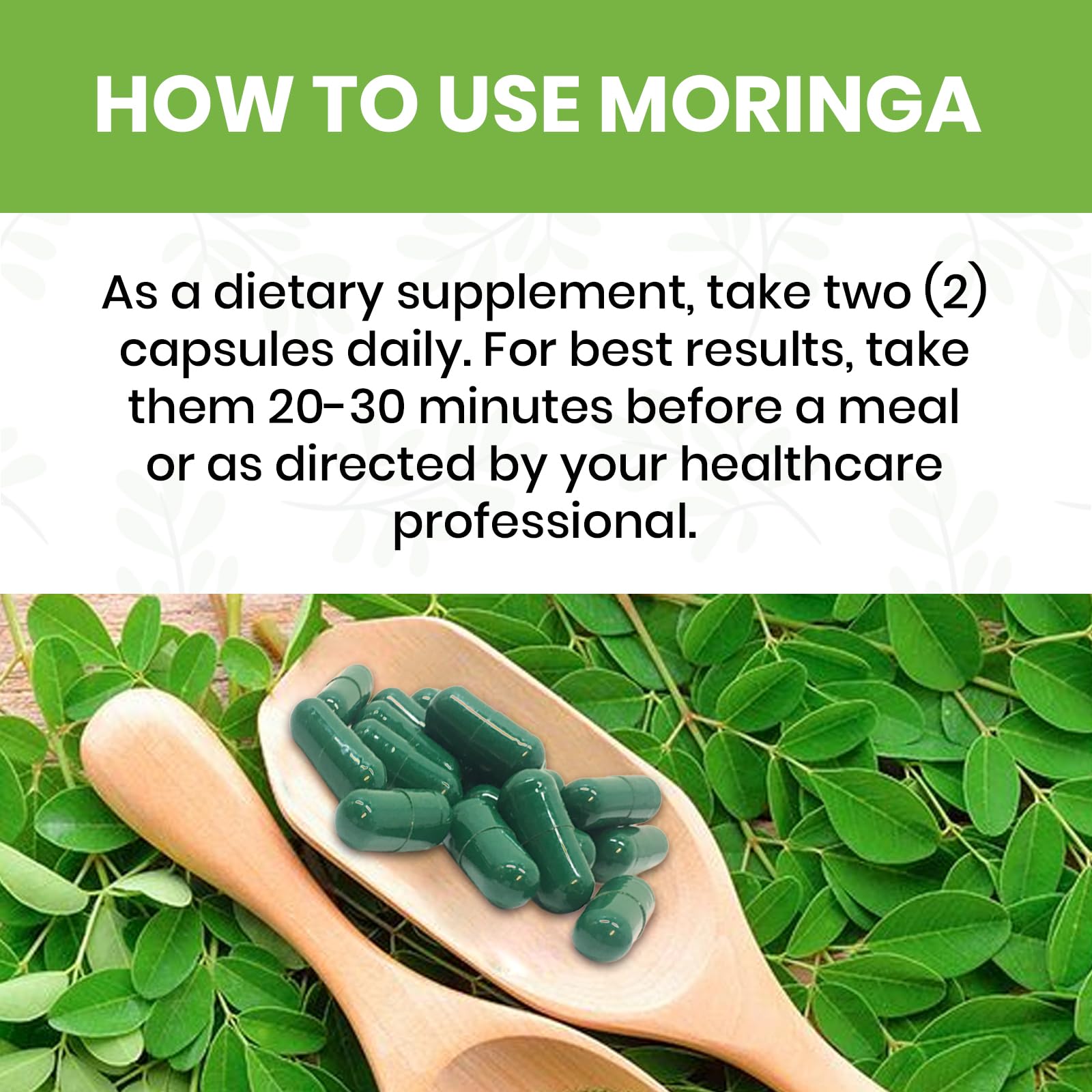 Moringa oleifera for enhanced vitality