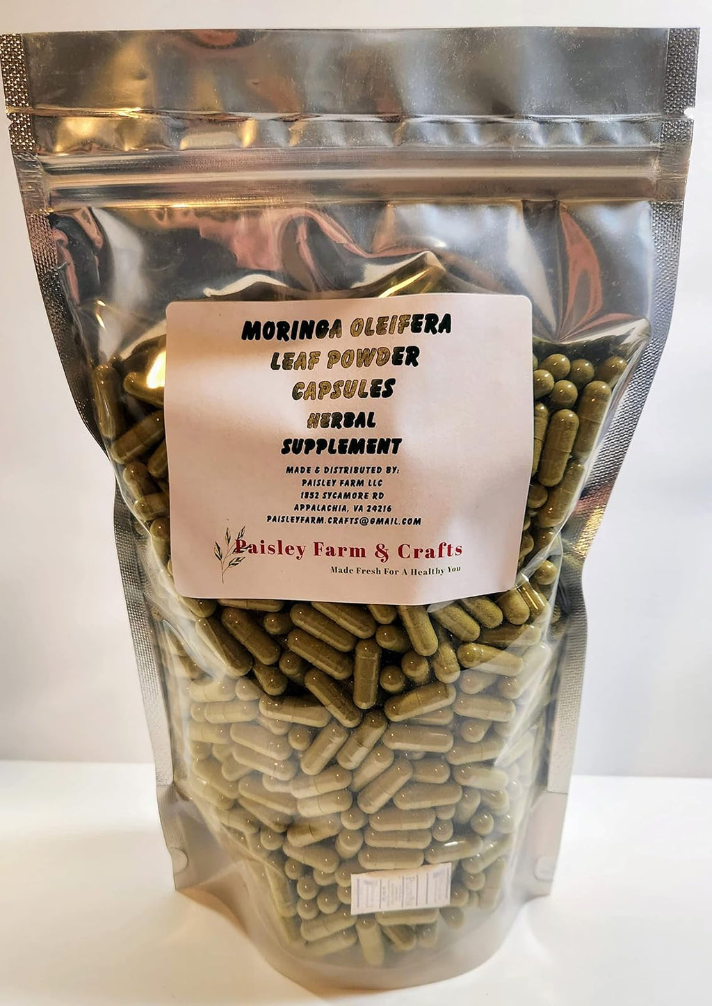 Moringa Oleifera leaf capsules benefits