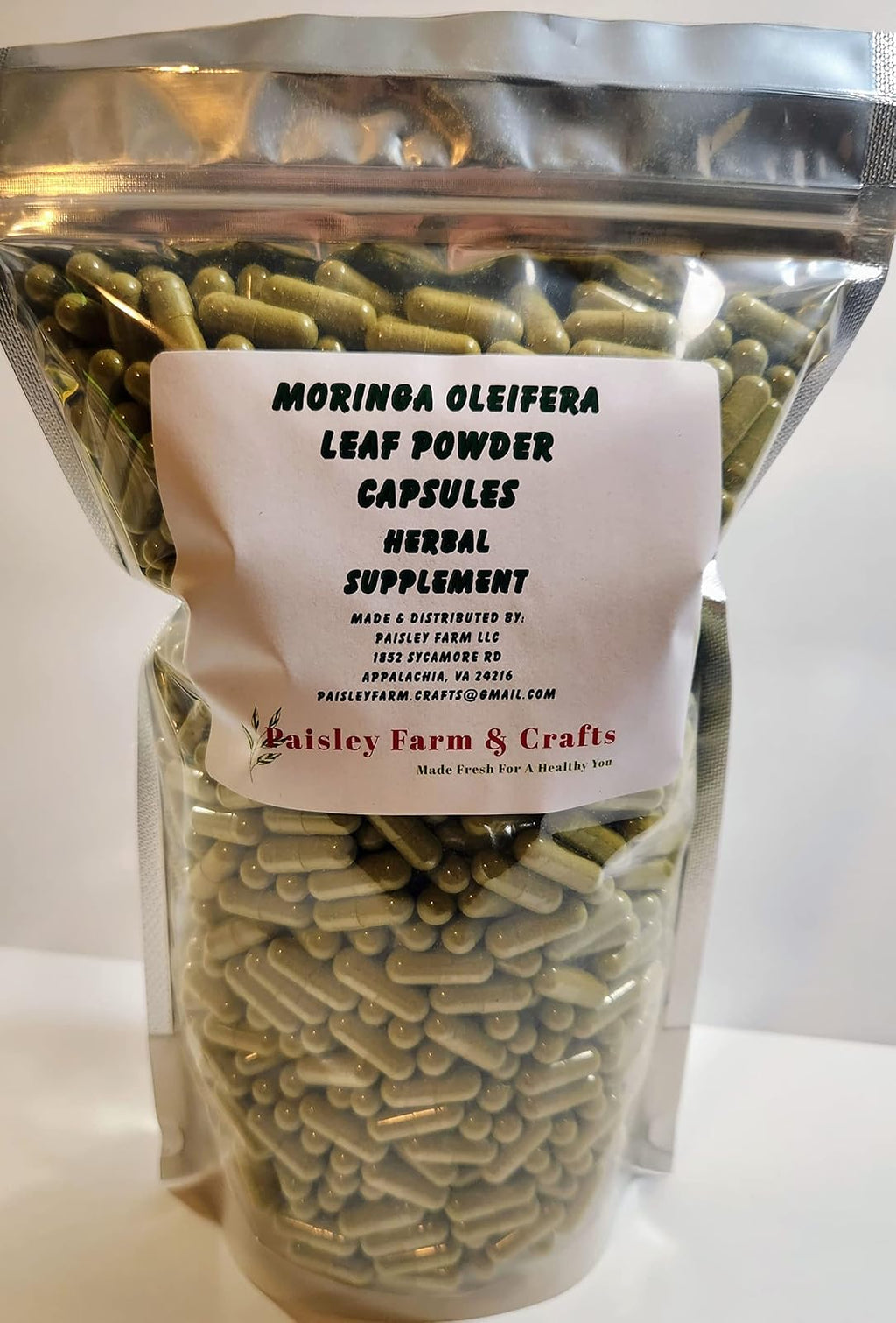 Moringa Oleifera leaf capsules