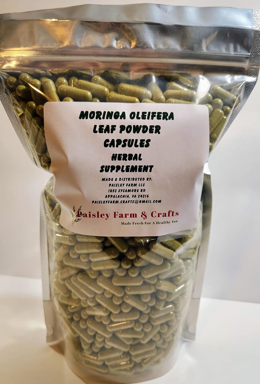 Moringa Oleifera leaf capsules