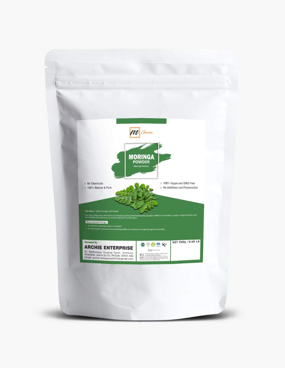 moringa oleifera powder for energy and antioxidants