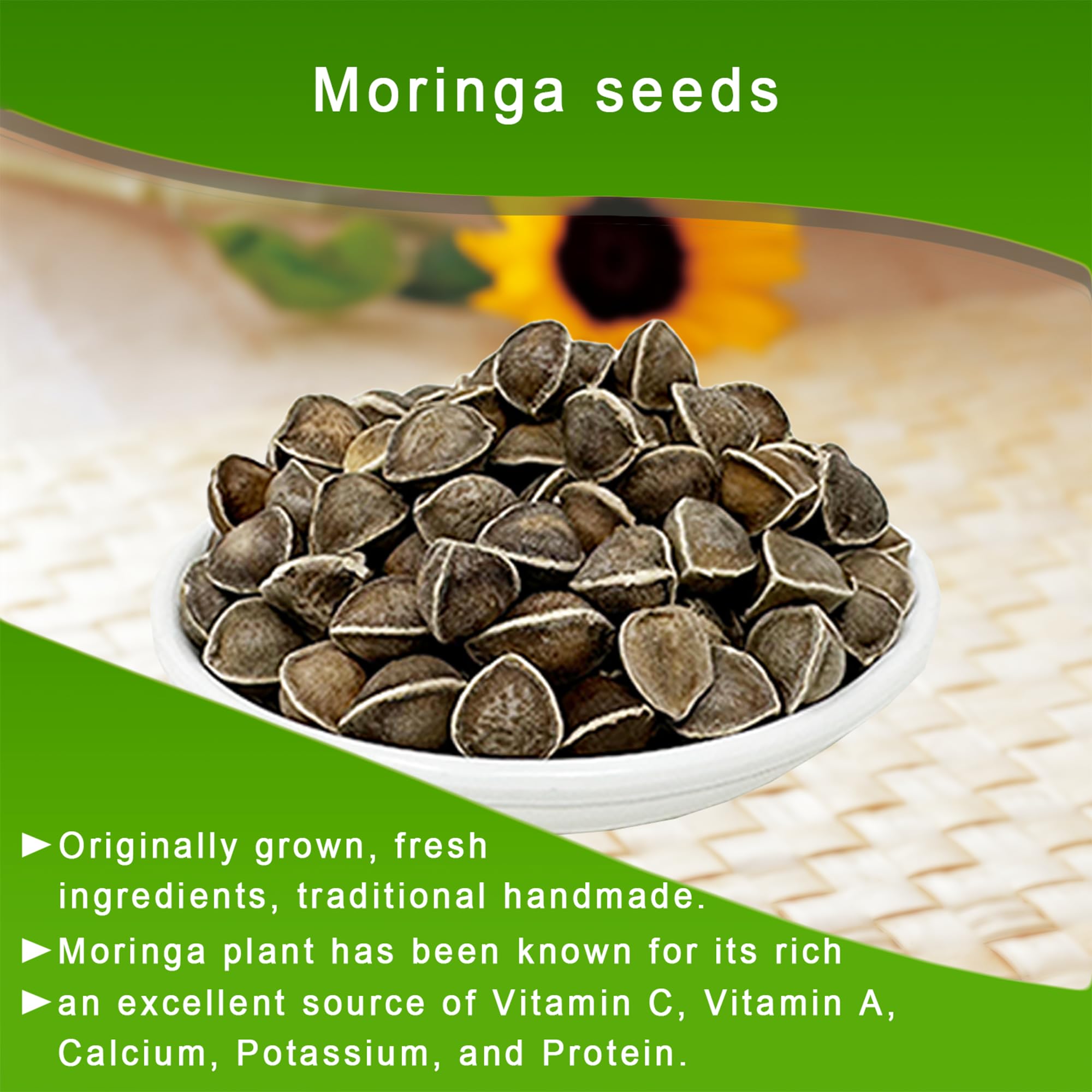 Moringa Oleifera seeds for holistic health