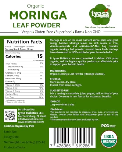 moringa oleifera superfood for energy