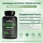 Moringa Oleifera supplement for vitality