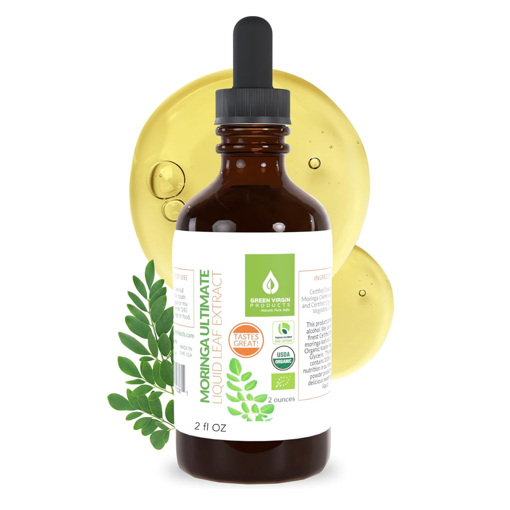 moringa organic leaf extract drops