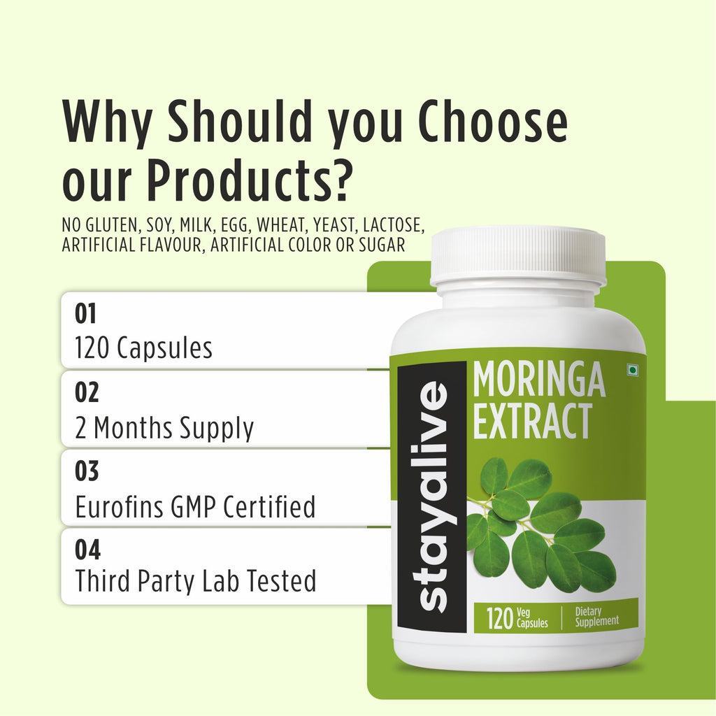 Moringa pills for stress relief