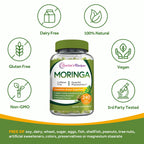 Moringa powder alternative in capsules