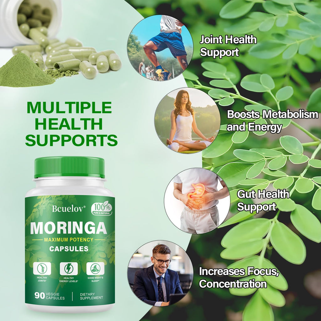 Moringa powder alternative in capsules