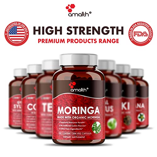 Moringa powder capsules for convenience