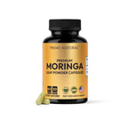 Moringa powder capsules for energy
