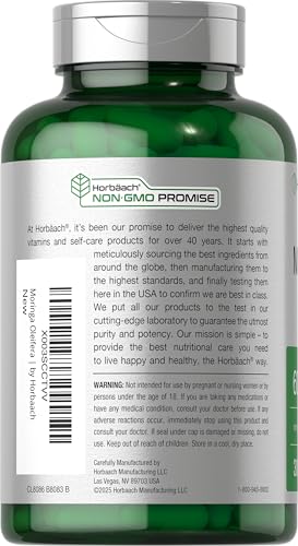 Moringa powder capsules for immune support