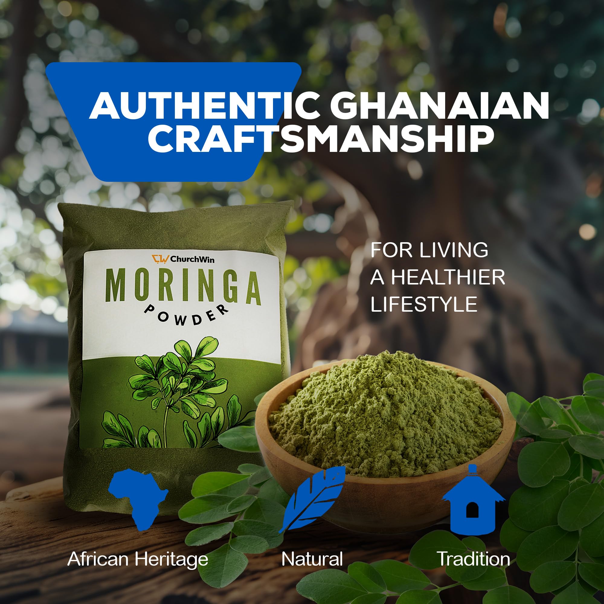 moringa powder enriched with vitamins