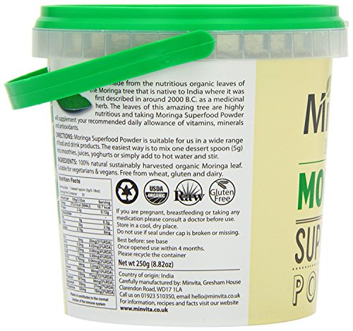 Moringa powder for daily nutrition