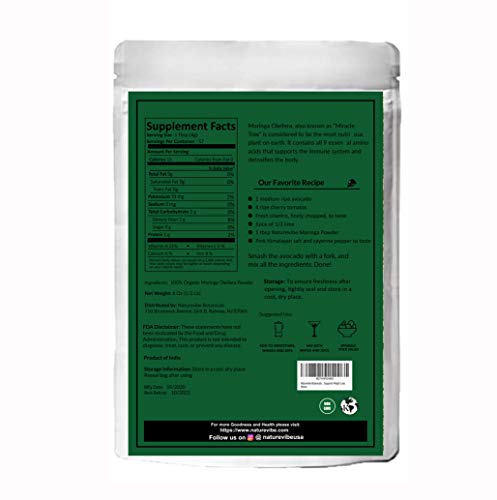 moringa powder for energizing drinks