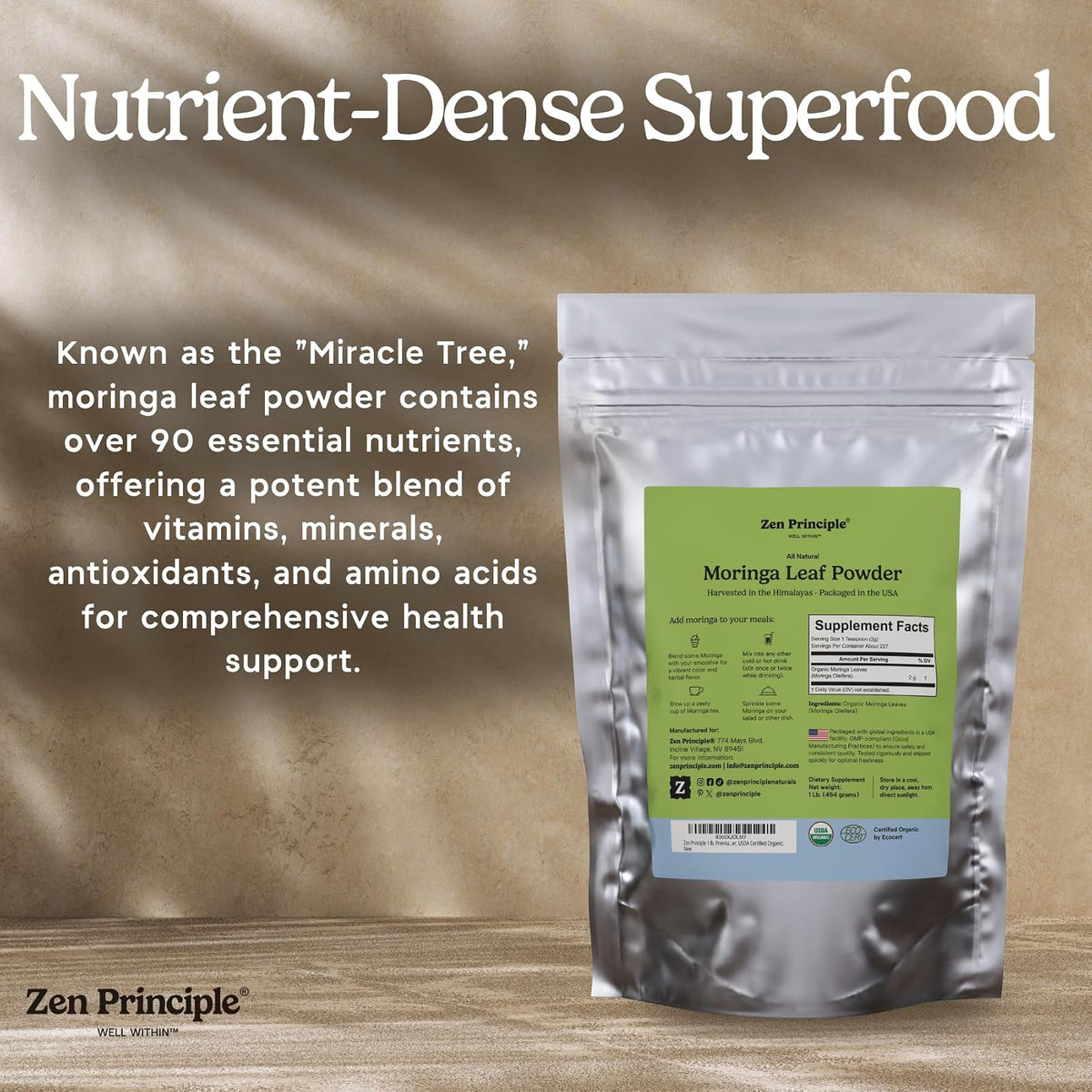 moringa powder for energy boost