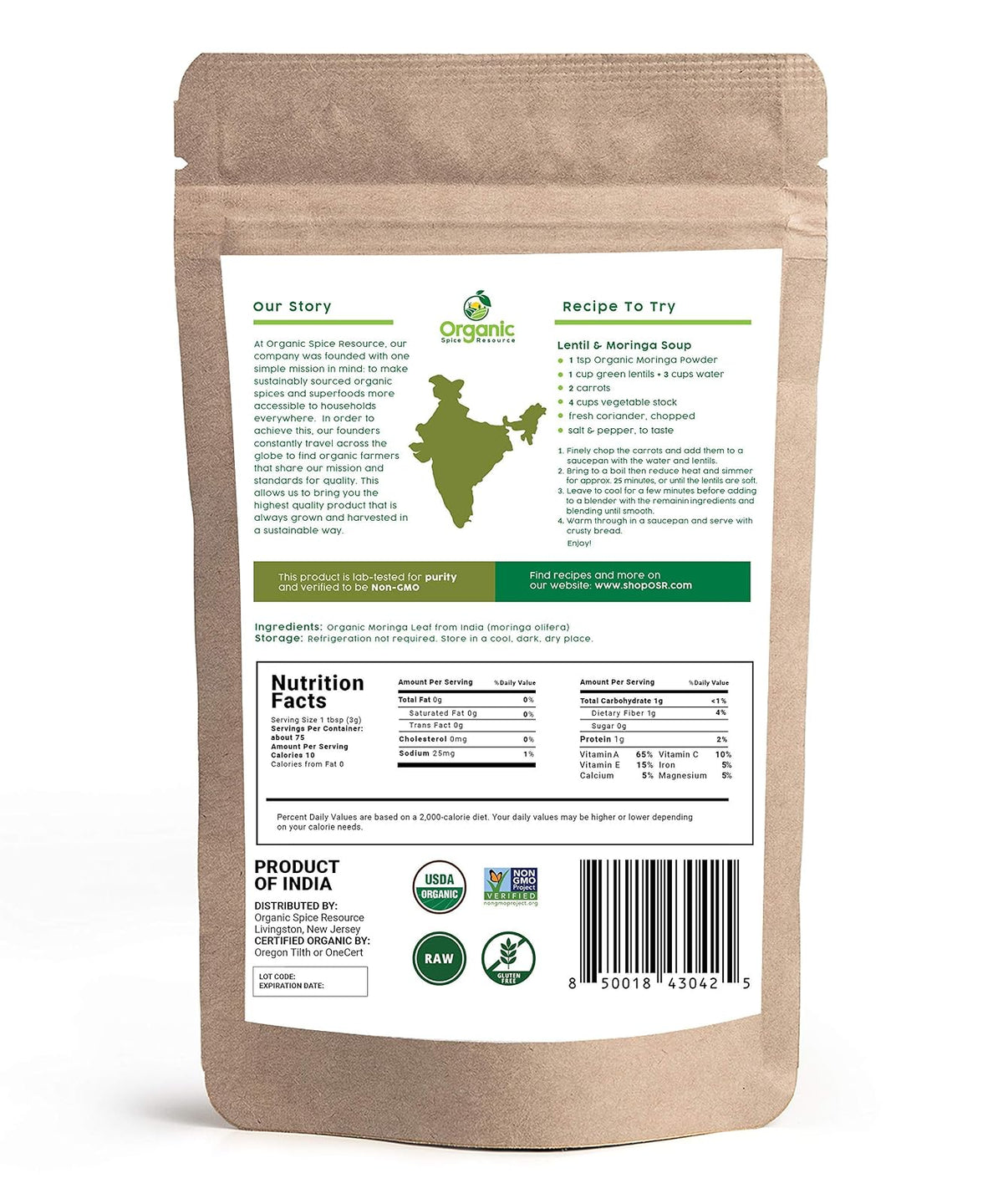 moringa powder for energy boost