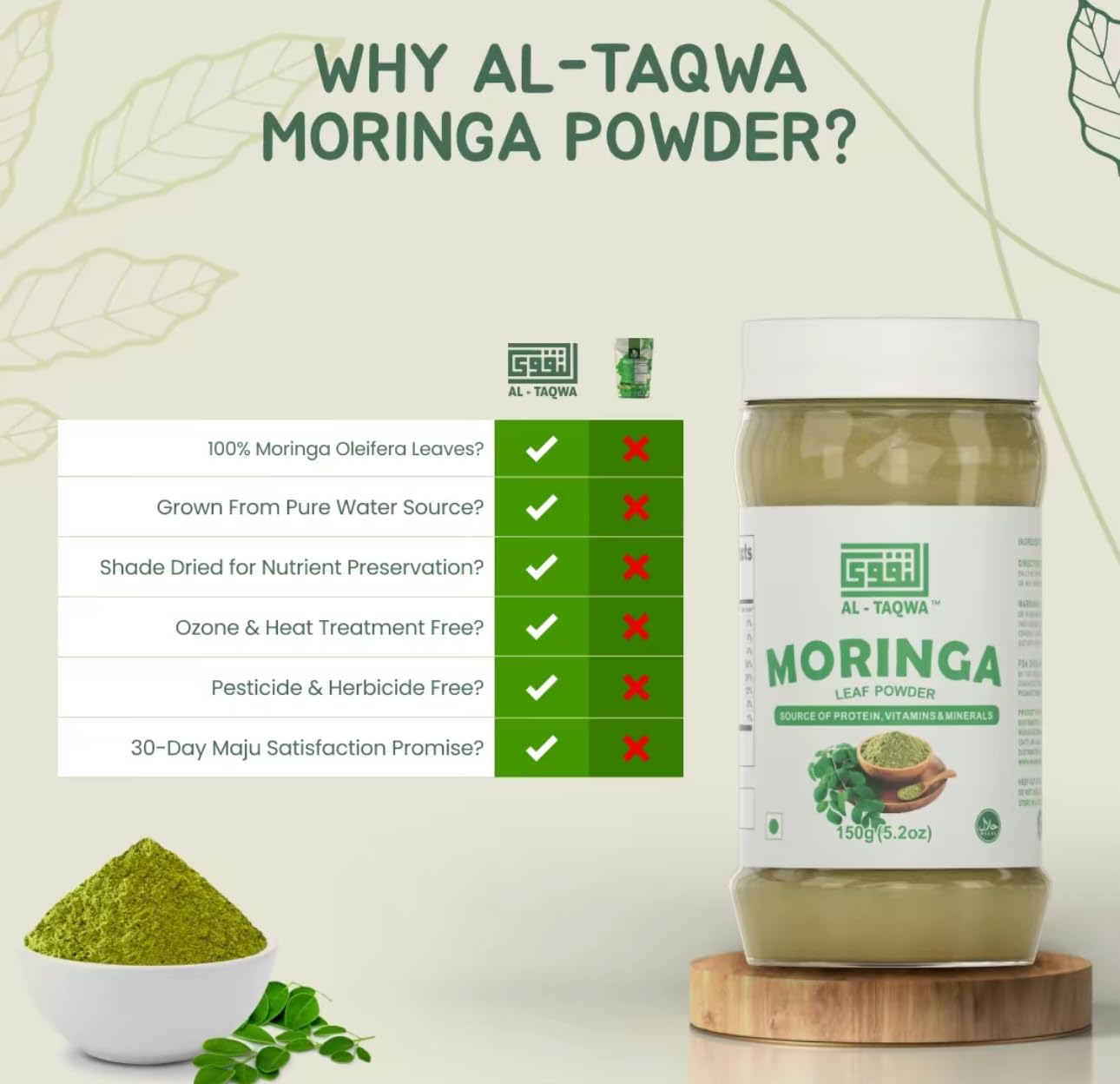 moringa powder for enhanced focus