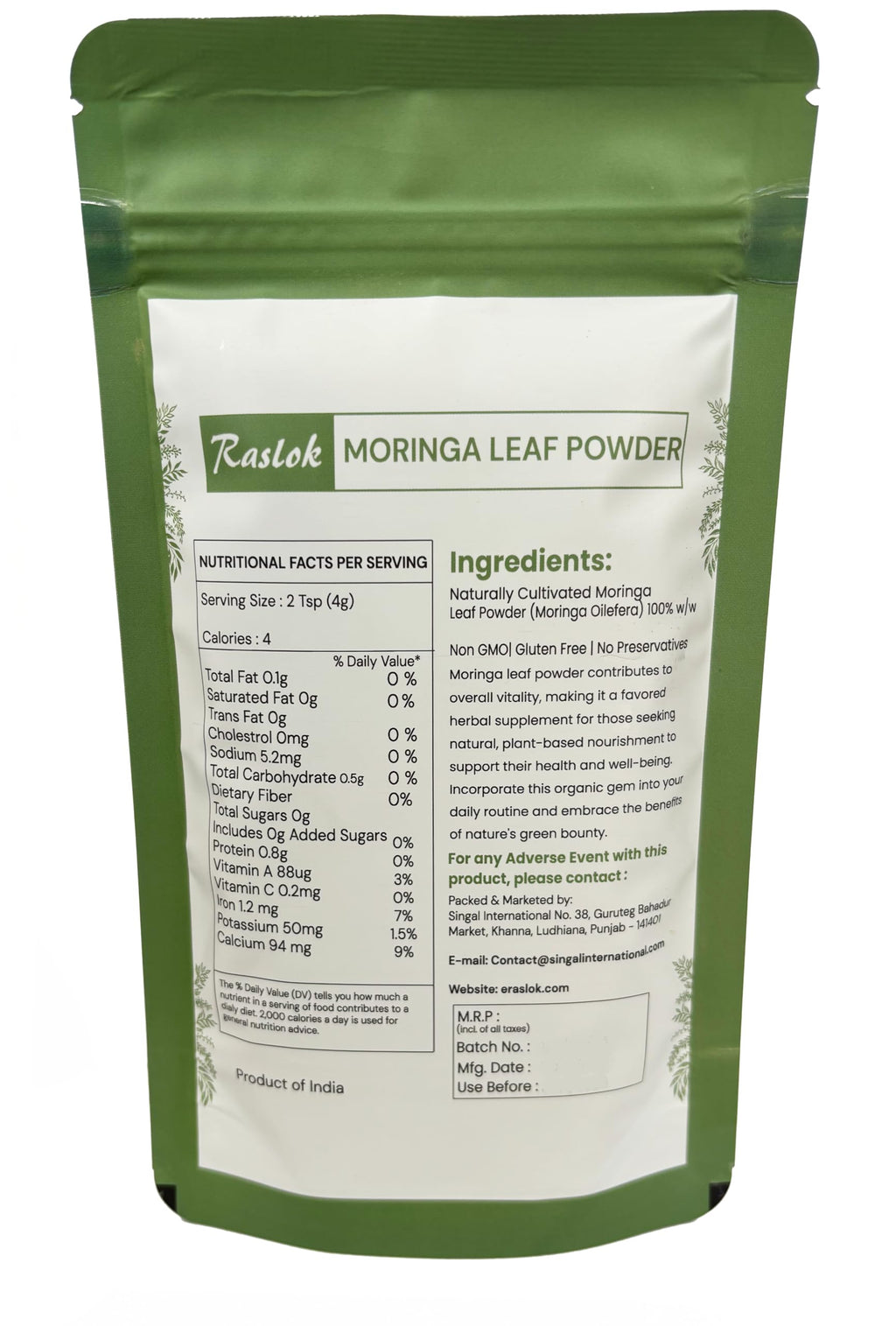 moringa powder for health boost