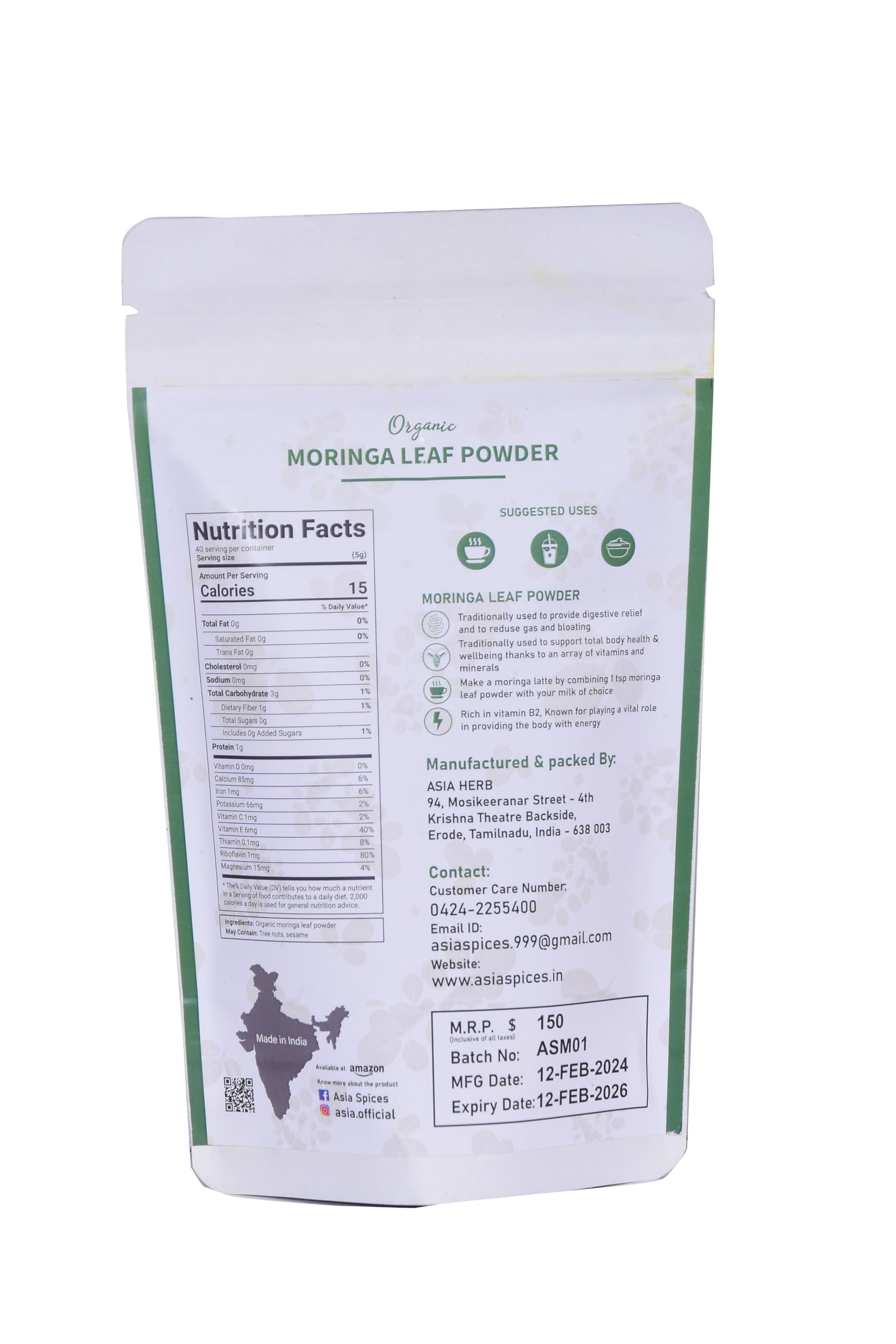 moringa powder for healthy recipes
