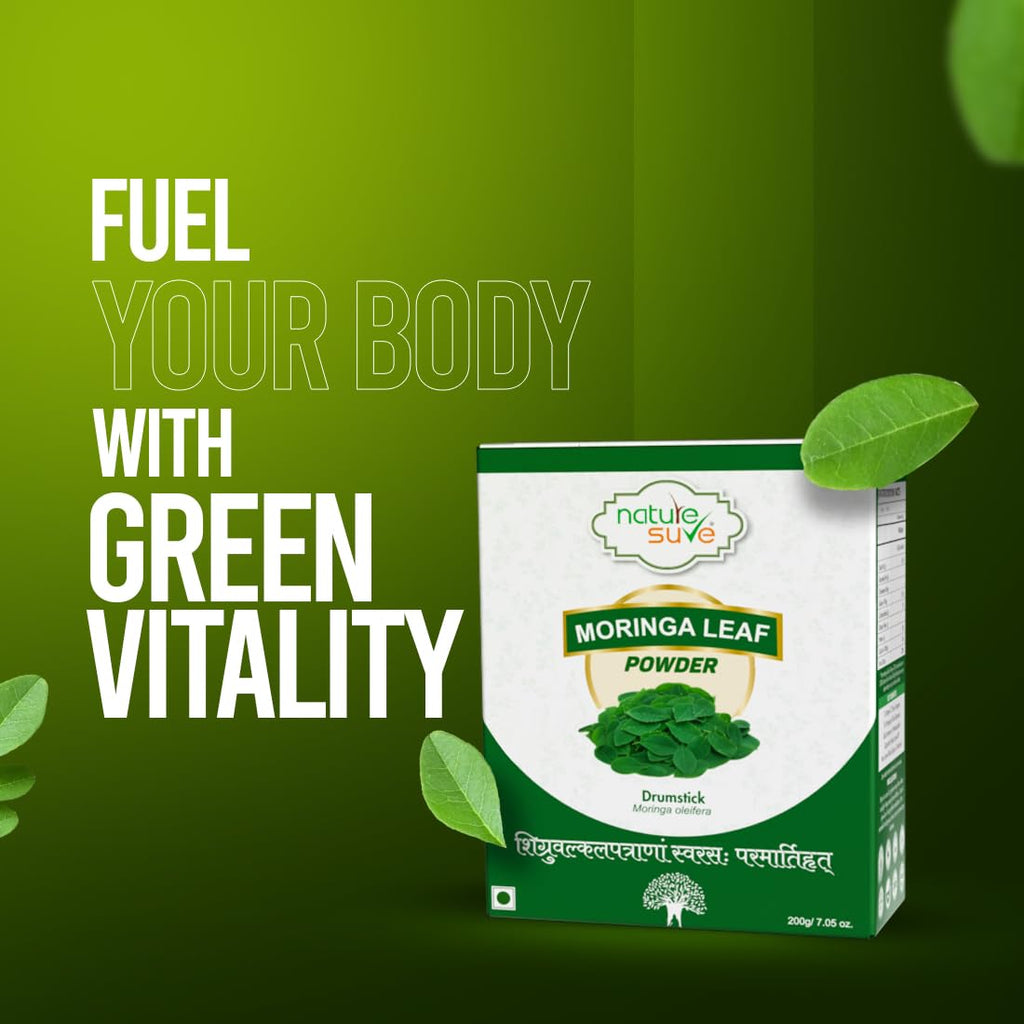 Moringa powder for healthy skin