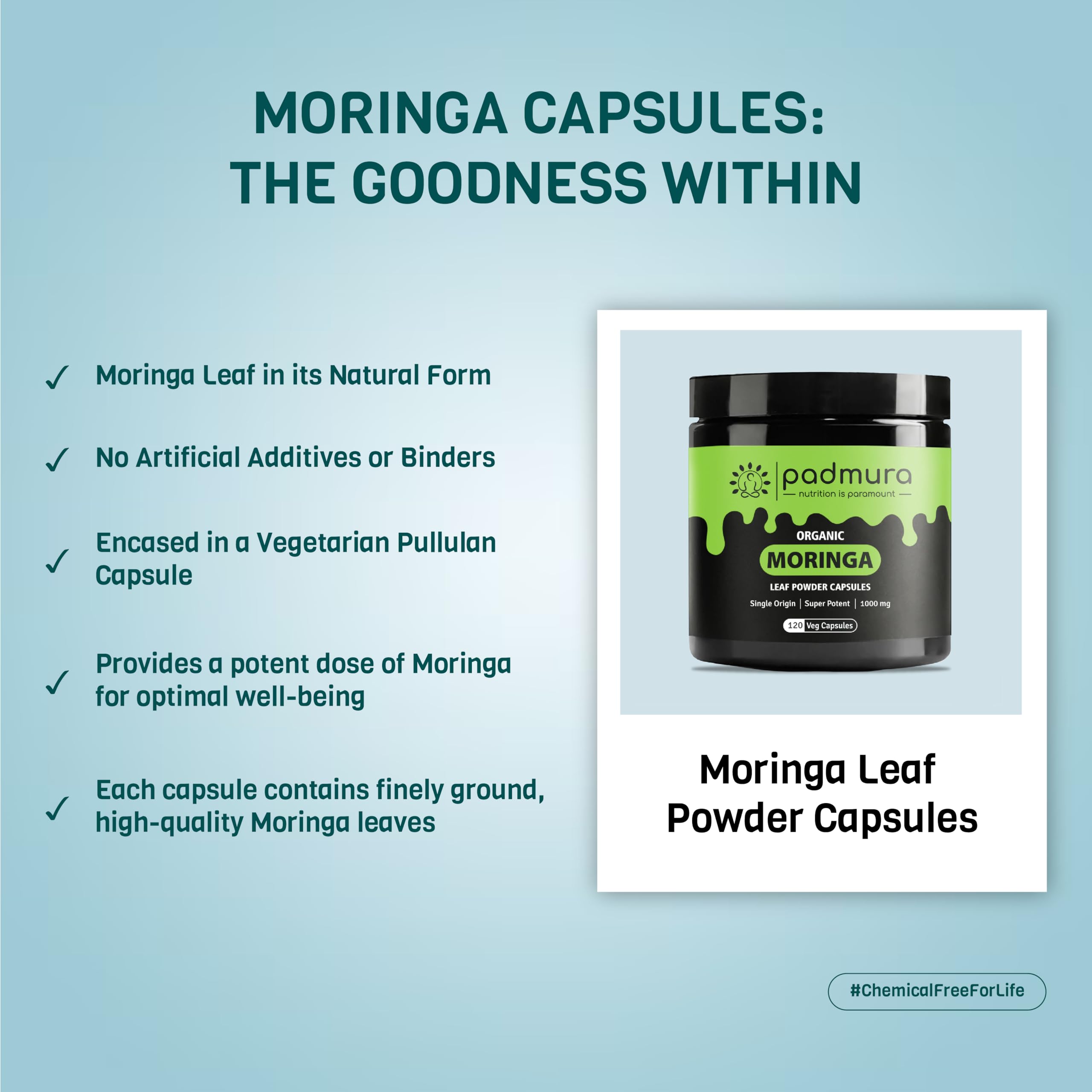 moringa powder for natural detox