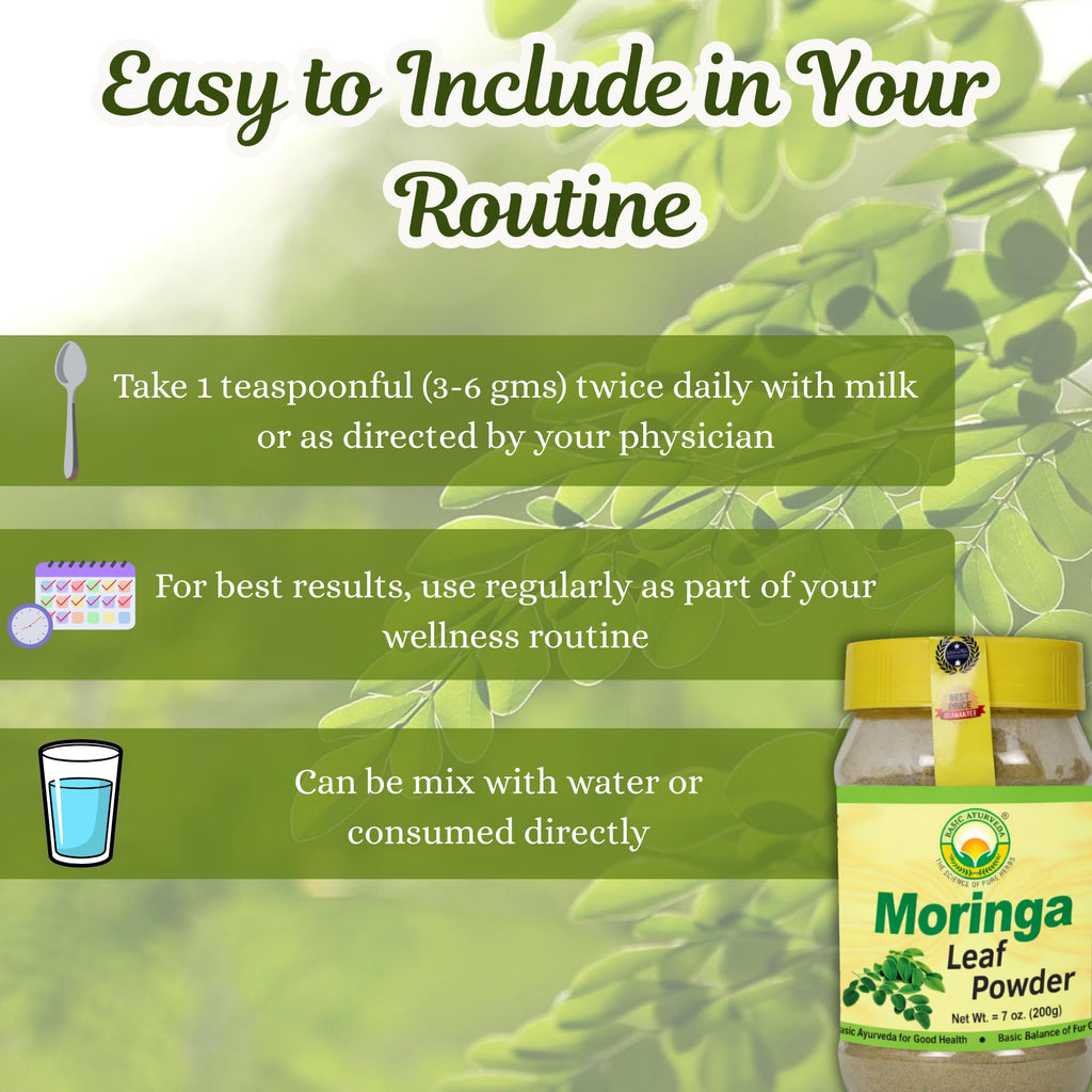 moringa powder for natural vitality