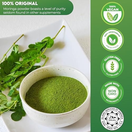 Moringa powder for natural vitality