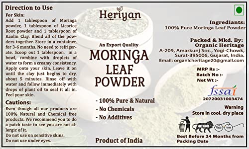 moringa powder for nutritious smoothies