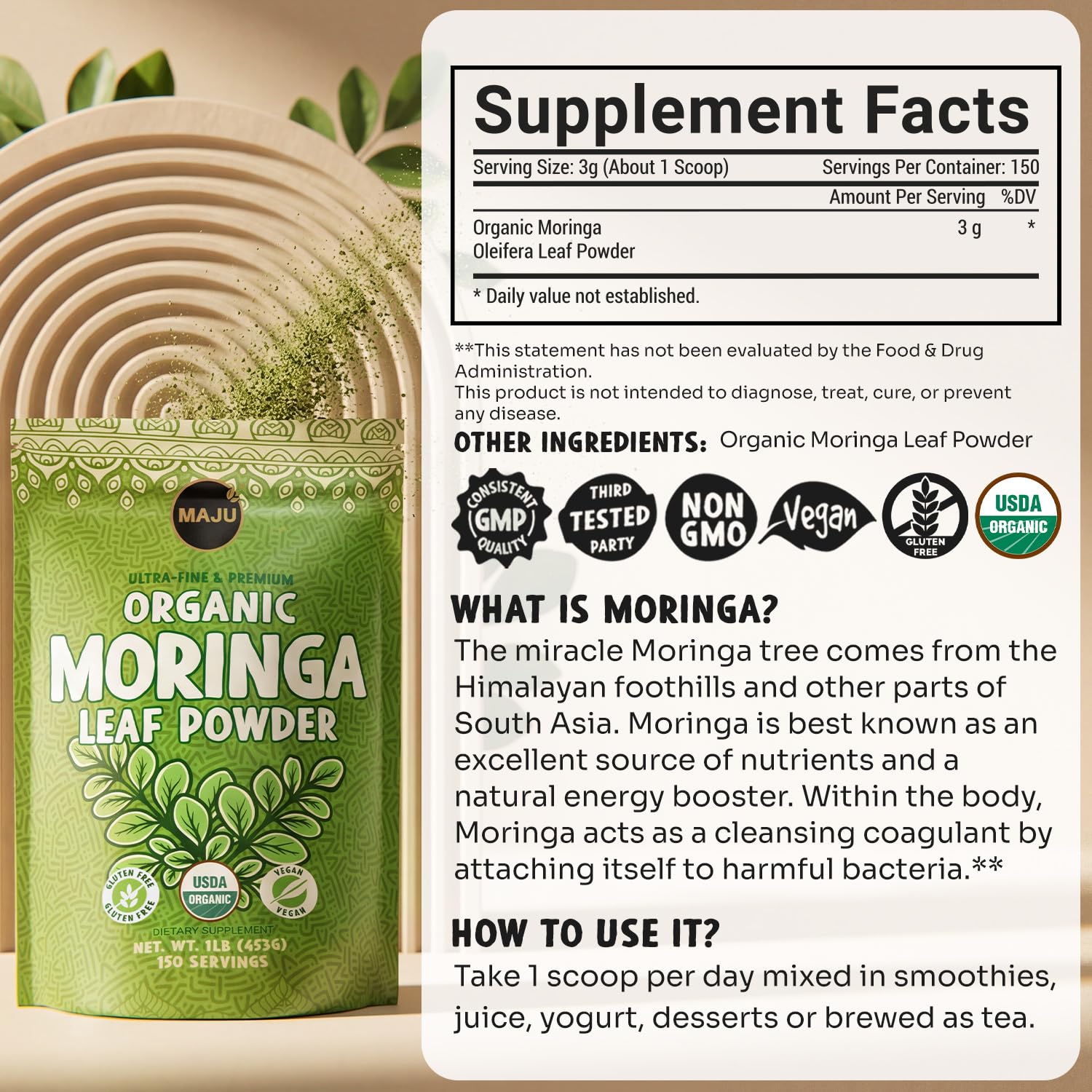 moringa powder for weight management