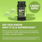 Moringa powder rich in nutrients