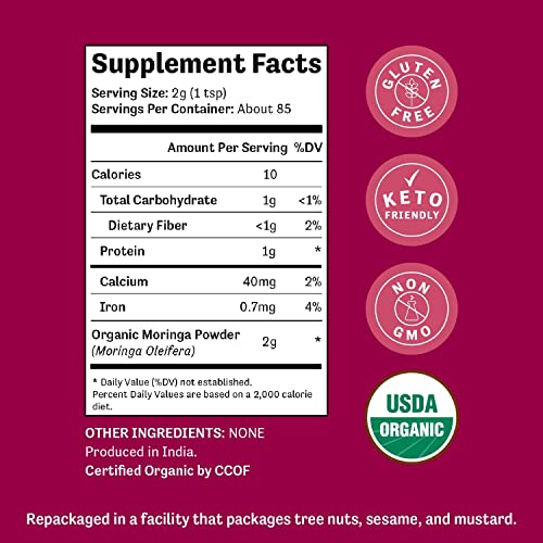 moringa powder rich in vitamins