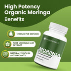 Moringa powder supplement for wellness