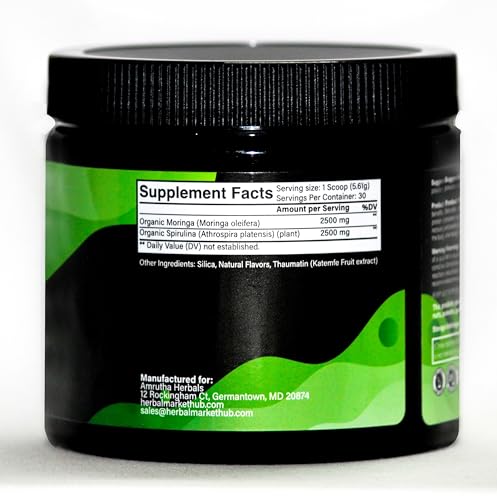 moringa spirulina powder for wellness