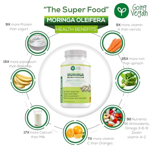 Moringa supplements for enhanced focus