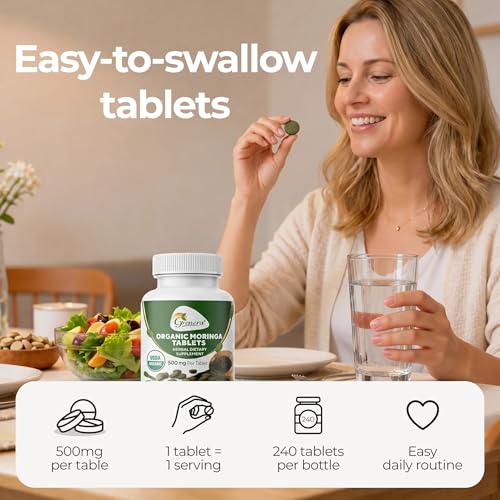Moringa tablets for enhanced nutrition
