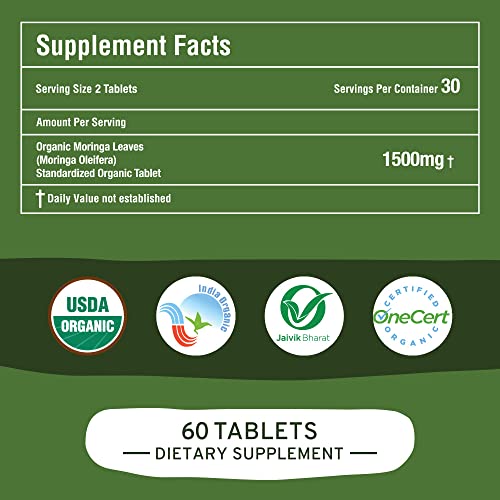 moringa tablets with 100% natural ingredients