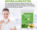 Moringa tea bags for energy boost