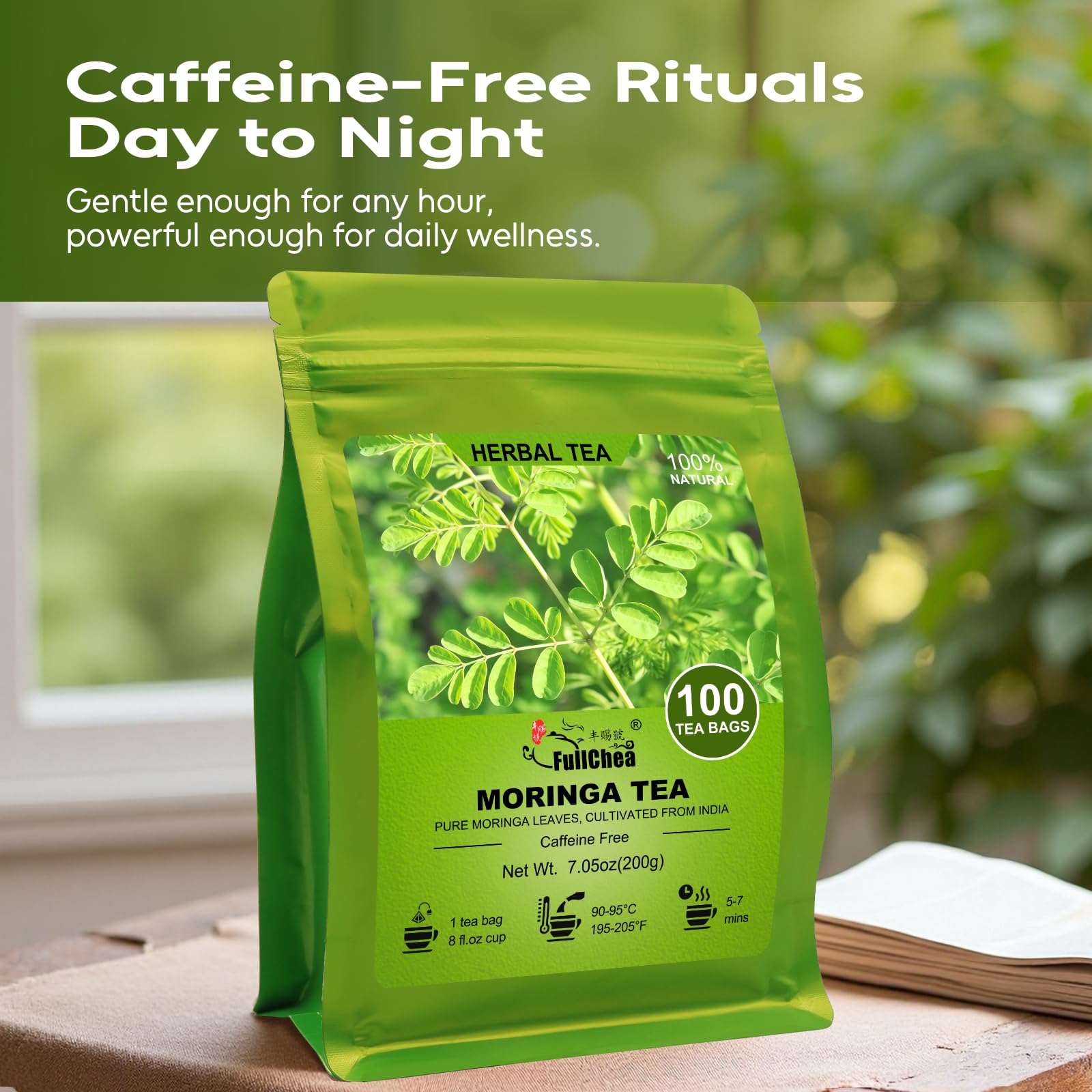 moringa tea bags for energy boost