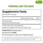 moringa tea bags rich in antioxidants