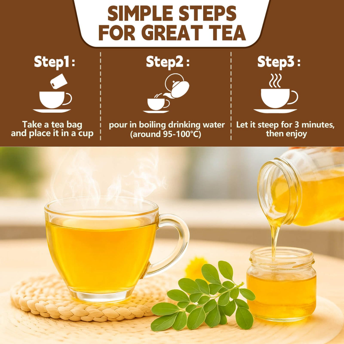 Moringa tea for detox