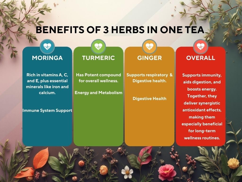 Moringa tea for immune support