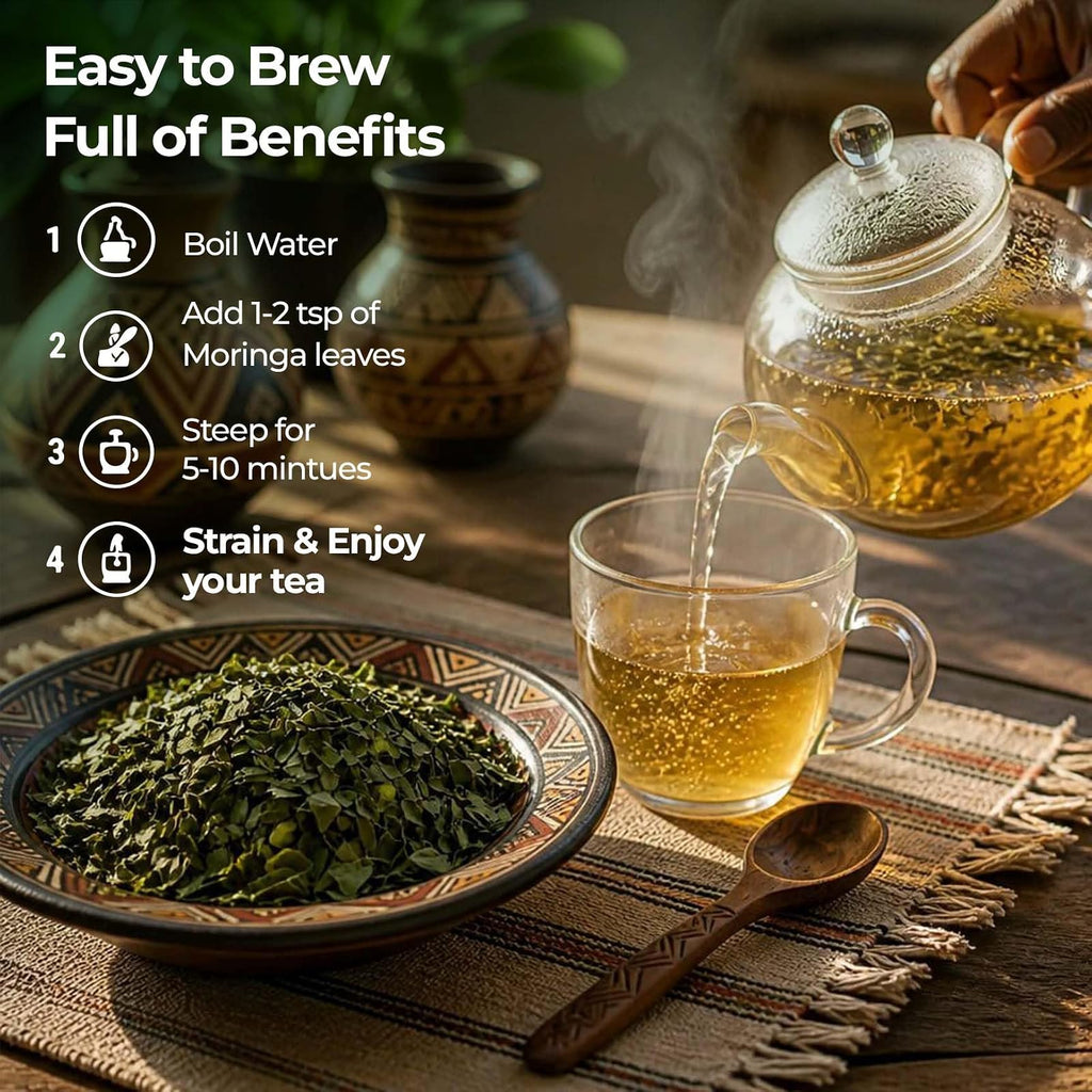 Moringa tea for wellness boost