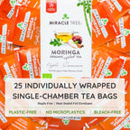 Moringa tea with apple cinnamon flavour