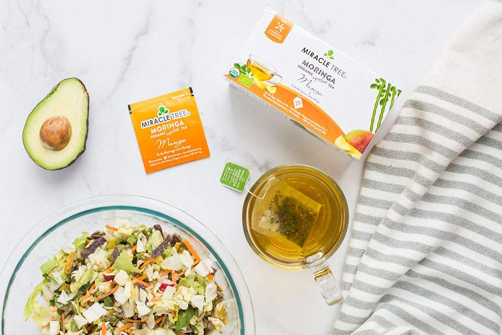 moringa tea with mango flavour